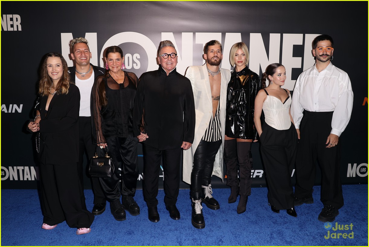 Lele Pons & Guaynaa Join Camilo & His Family at 'Los Montaner' Premiere ...