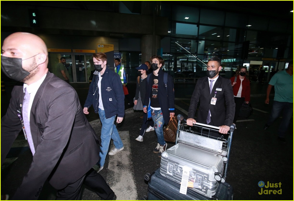 Full Sized Photo of kit connor joe locke sebastian croft arrive in ...