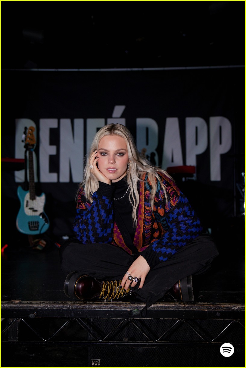 Full Sized Photo of renee rapp performs in nyc after mean girls movie ...