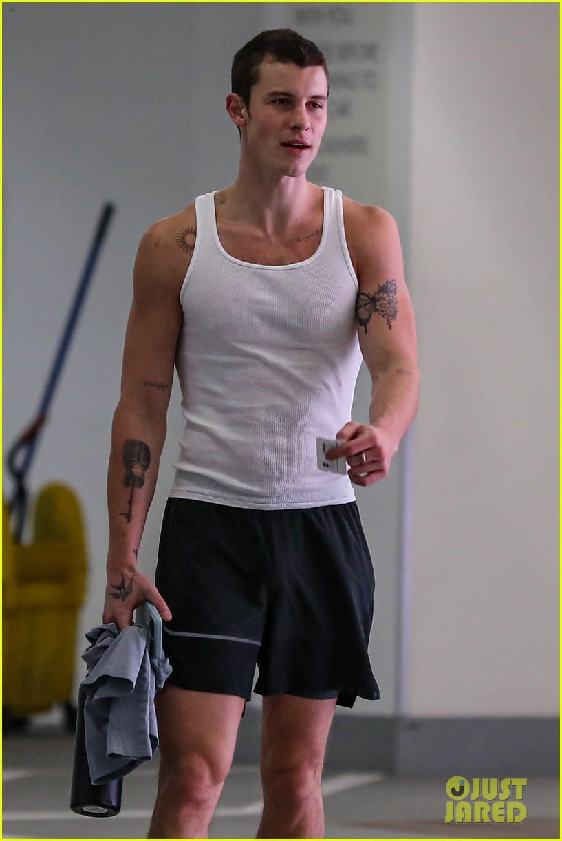 Shawn Mendes Jumpstarts the Week with a Workout | Photo 1367511 - Photo ...