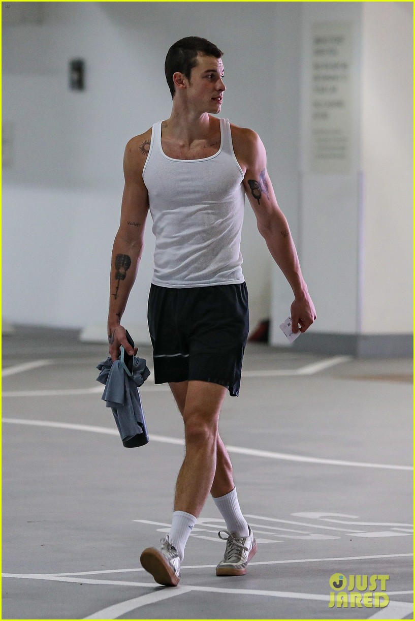 Shawn Mendes Jumpstarts the Week with a Workout | Photo 1367532 - Photo ...