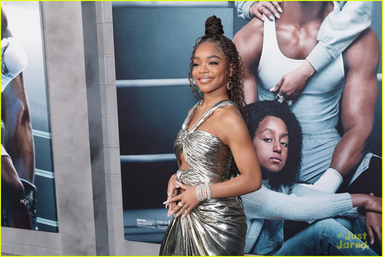 Chloe Bailey Meets Up with Serena Williams at 'Creed III' Premiere ...