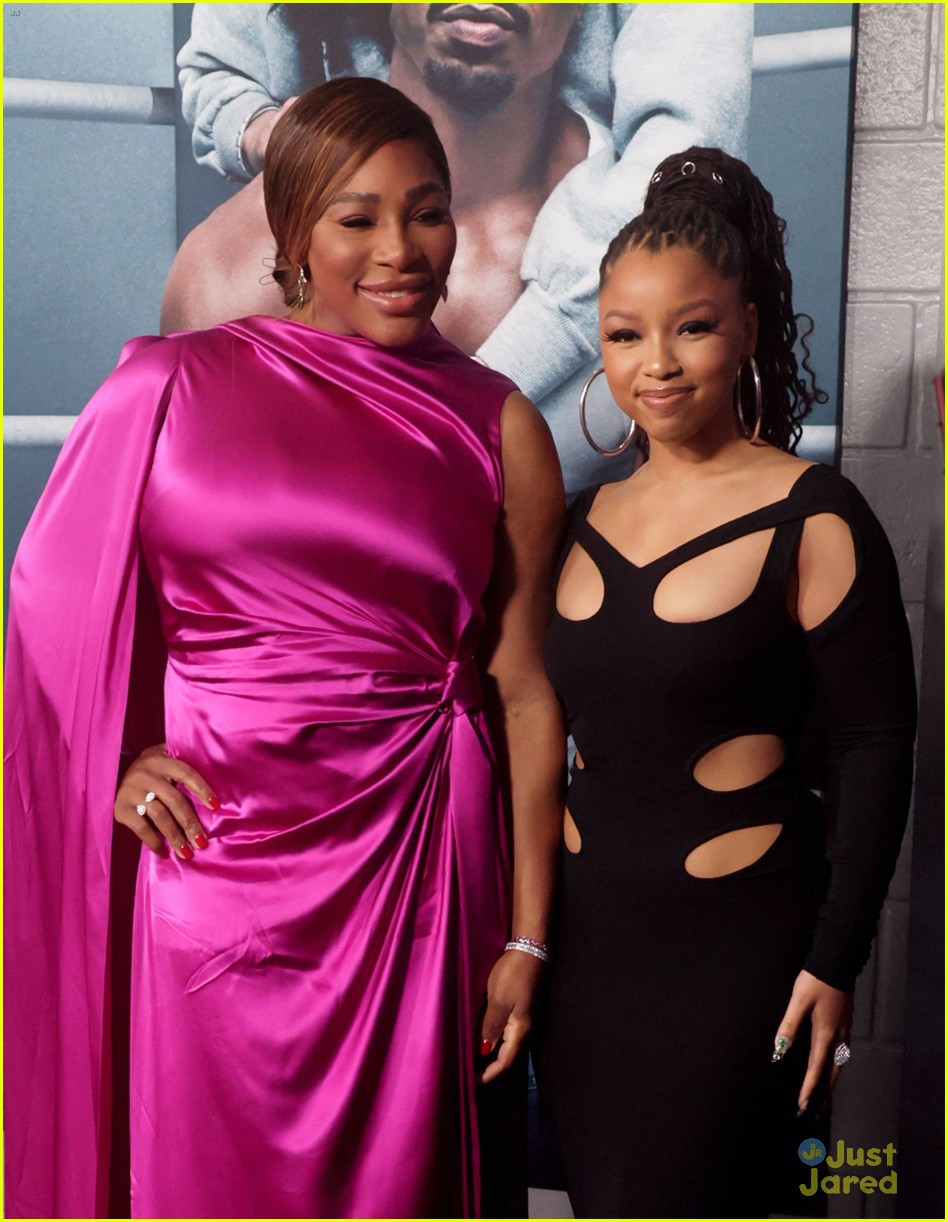 Chloe Bailey Meets Up with Serena Williams at 'Creed III' Premiere ...