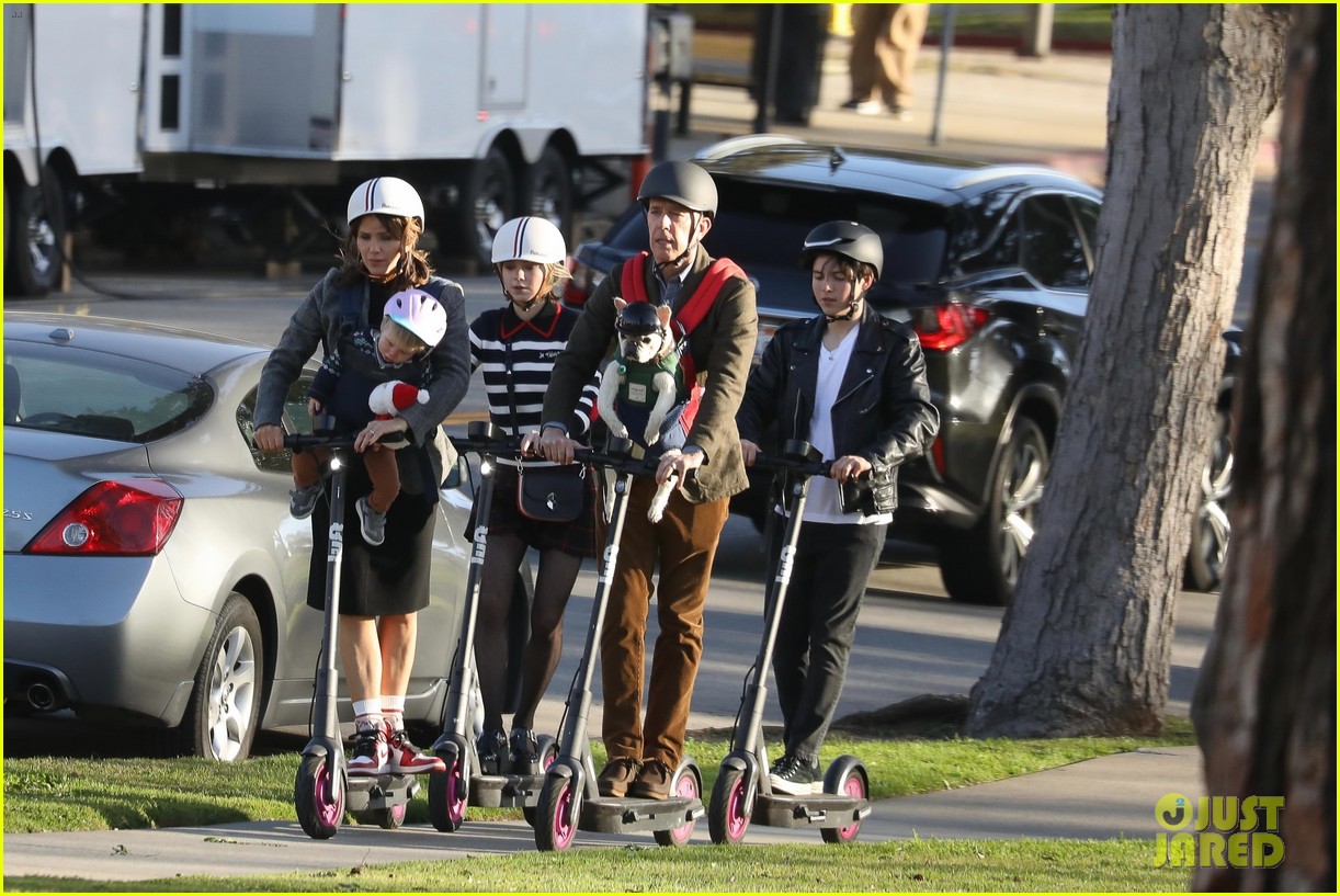 Full Sized Photo Of Jennifer Garner Fake Baby Scooter Ride Family Leave Set 24 Emmy Myers full-sized-photo-of-jennifer-garner-fake-baby-scooter-ride-family-leave-set-24-emmy-myers