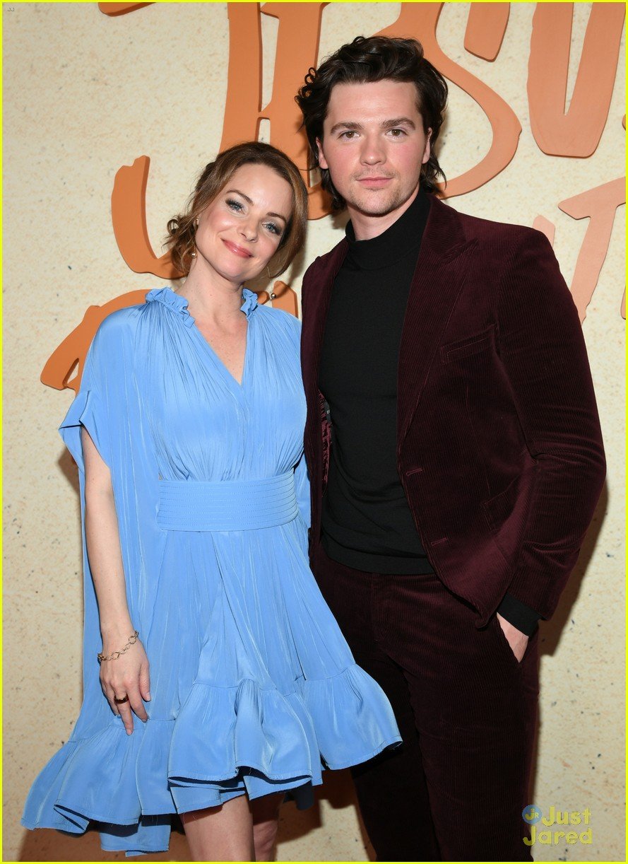 Full Sized Photo of joel courtney premieres new movie jesus revolution with wife mia scholink 08 ...