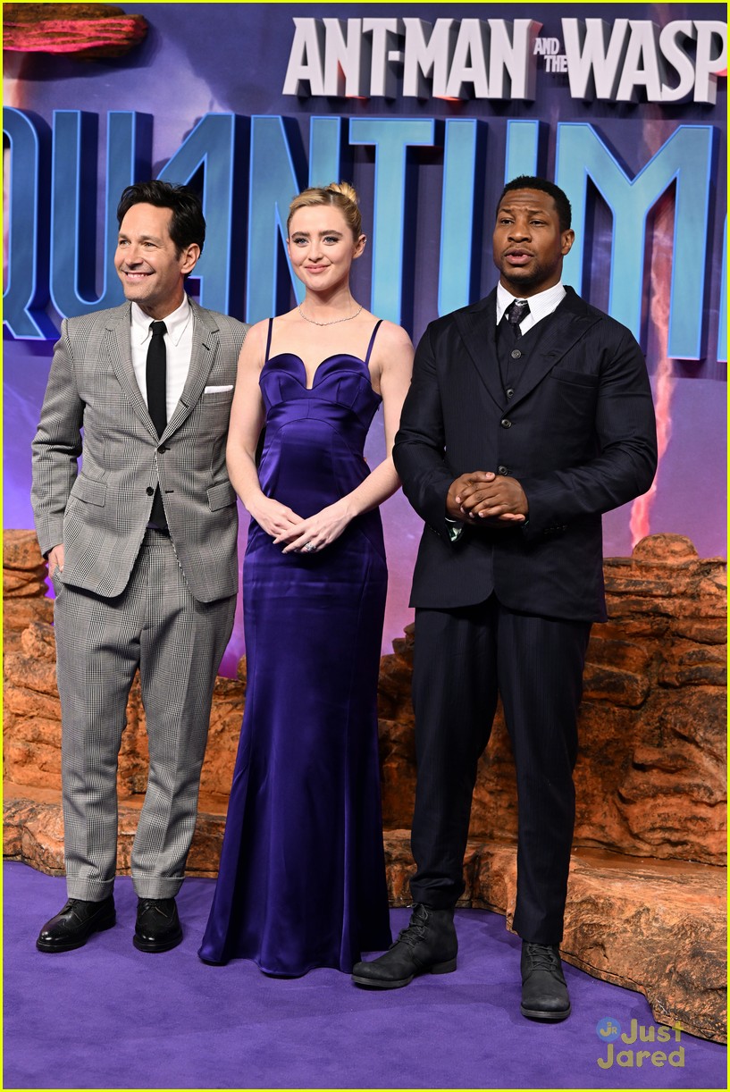 Kathryn Newton Shares Sweet Hug with Jonathan Majors at 'Ant-Man & The ...