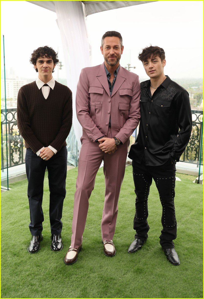 Full Sized Photo of asher angel jack dylan grazer rachel zegler promote ...
