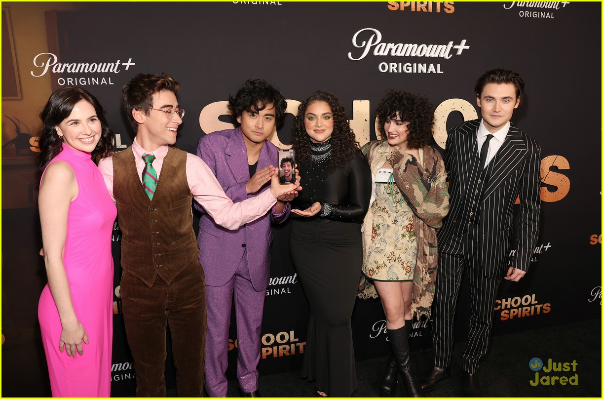 Milo Manheim Phones in to 'School Spirits' Premiere with Peyton List ...
