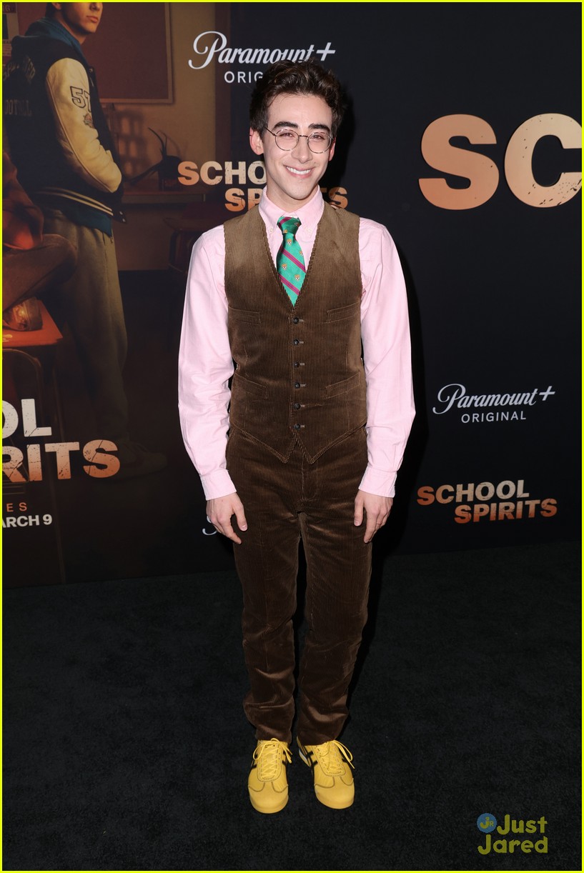 Milo Manheim Phones in to 'School Spirits' Premiere with Peyton List ...