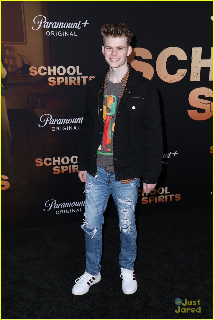 Milo Manheim Phones in to 'School Spirits' Premiere with Peyton List ...