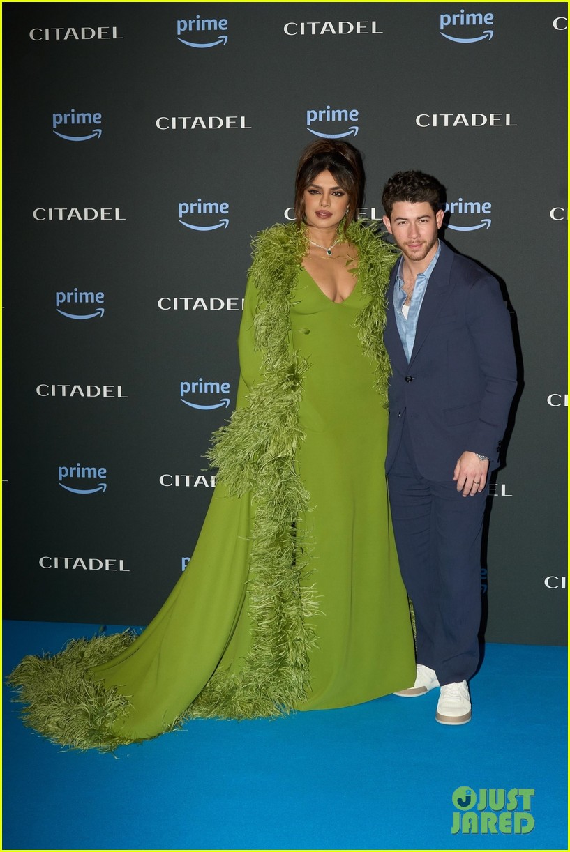 Nick Jonas Supports Wife Priyanka Chopra at 'Citadel' Rome Premiere ...