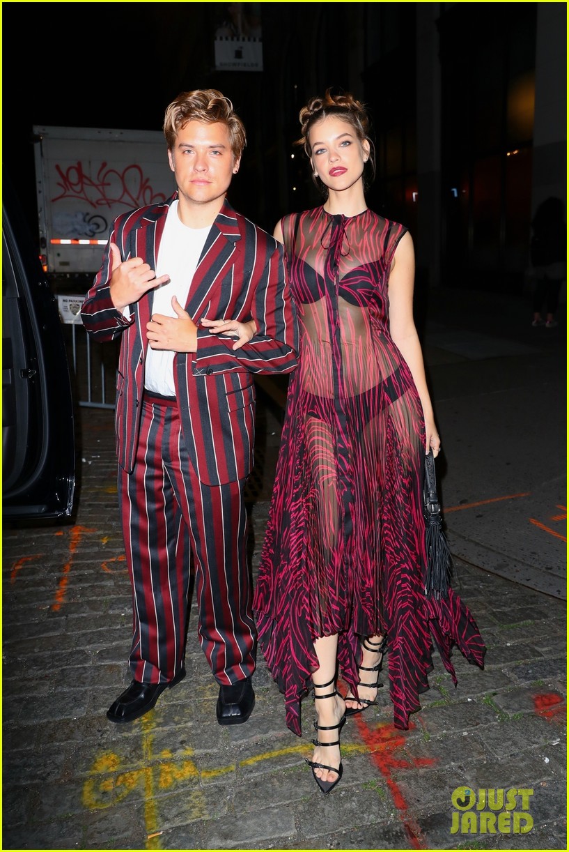 Dylan Sprouse & Barbara Palvin Dress Up & Head Out in NYC | Photo ...