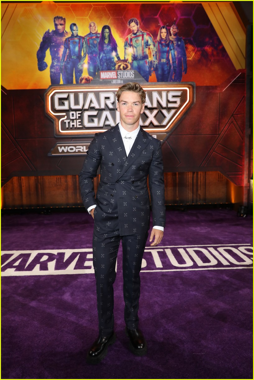 Full Sized Photo Of Will Poulter Kai Zen Ariana Greenblatt Premiere Guardians Of The Galaxy Vol