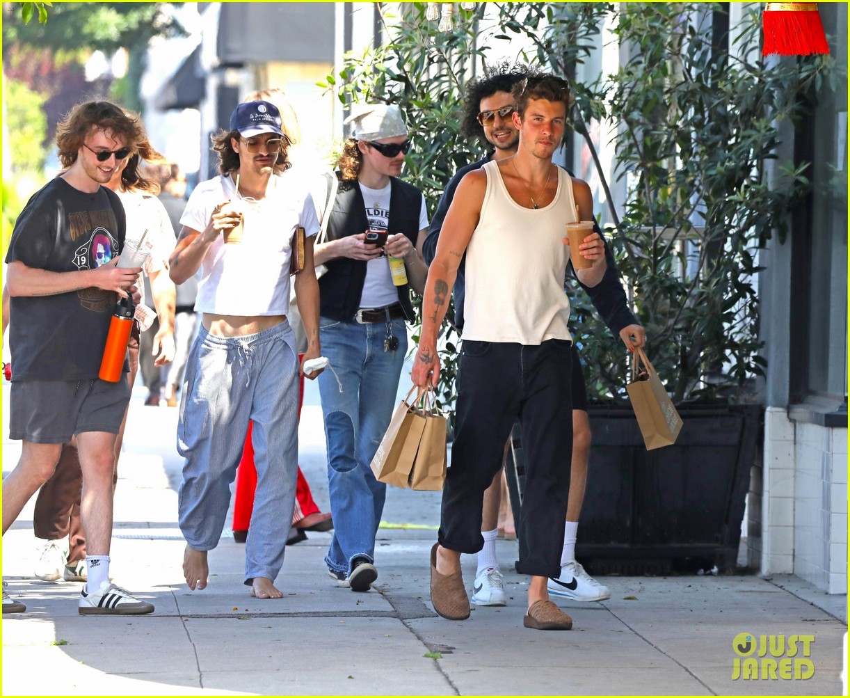 Shawn Mendes Picks Up Healthy Juice During Day Out with Friends | Photo ...