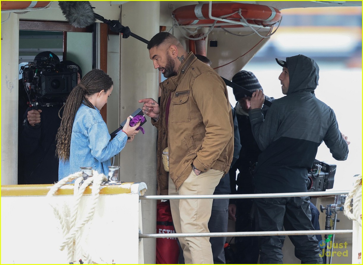 Chloe Coleman & Dave Bautista Film Final Scenes for 'My Spy 2' in ...