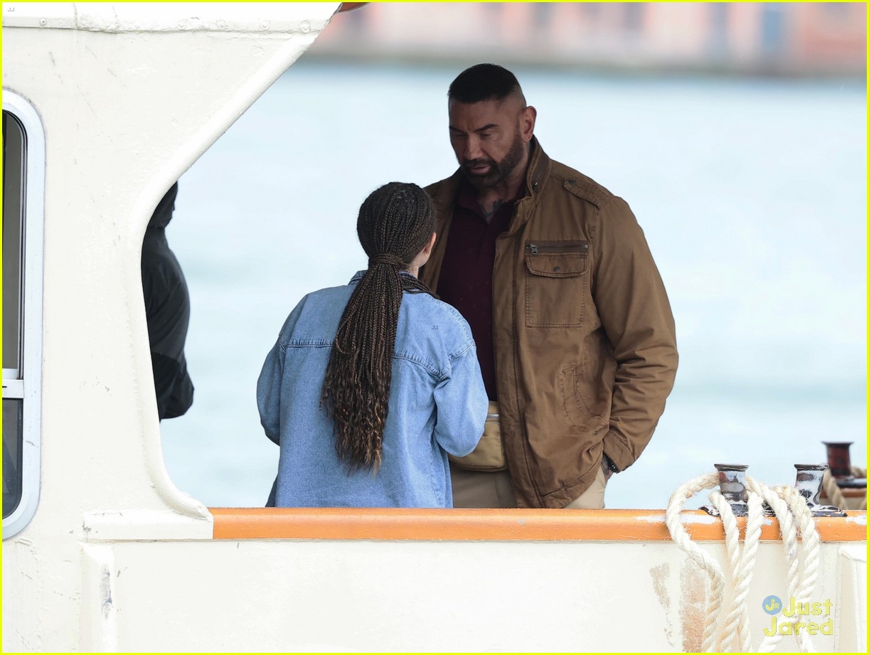 Chloe Coleman & Dave Bautista Film Final Scenes for 'My Spy 2' in ...