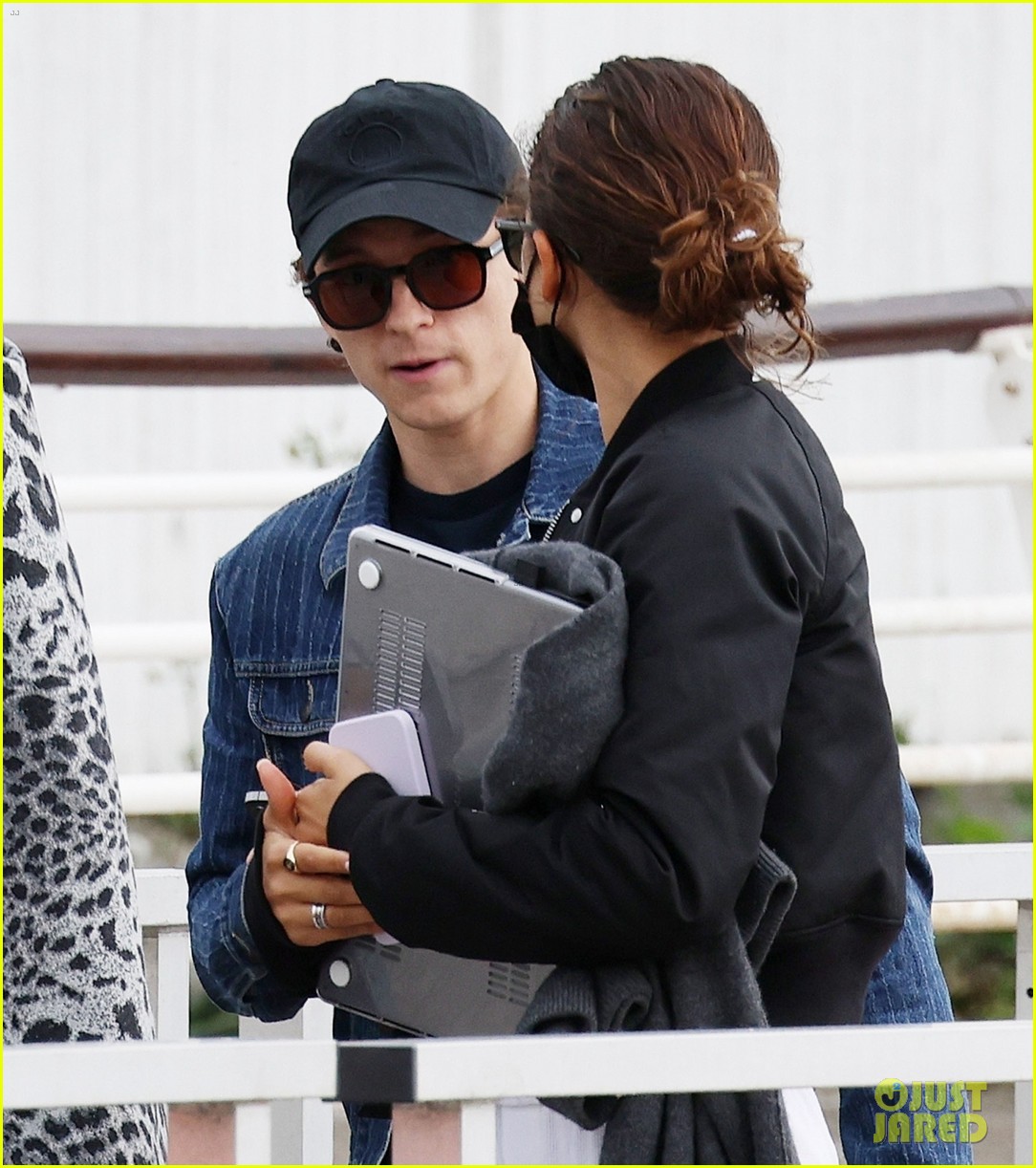 Zendaya & Tom Holland Catch Flight Out of Venice with Stylist Law Roach ...