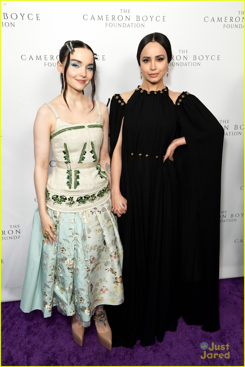 Full Sized Photo of dove cameron booboo stewart sofia carson reunite for cameron boyce ...