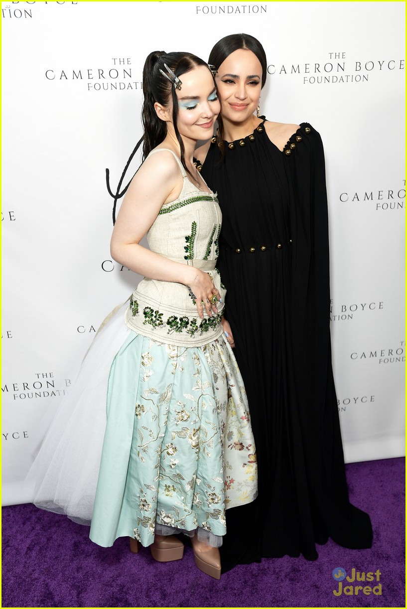 Full Sized Photo of dove cameron booboo stewart sofia carson reunite for cameron boyce ...