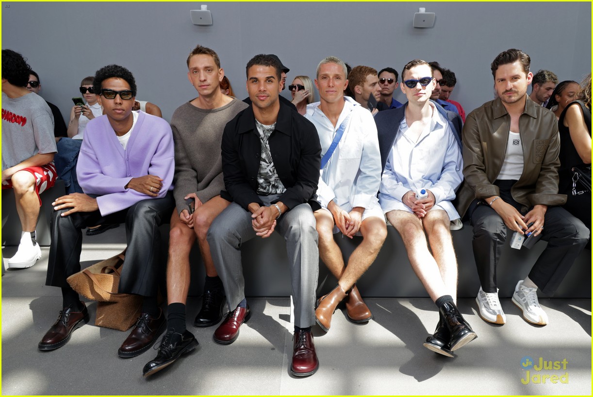 Omar Rudberg, Kit Connor & Corey Mylchreest Sit Front Row at Loewe ...
