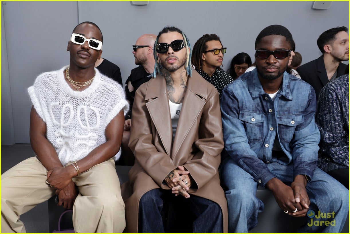 Omar Rudberg, Kit Connor & Corey Mylchreest Sit Front Row at Loewe ...
