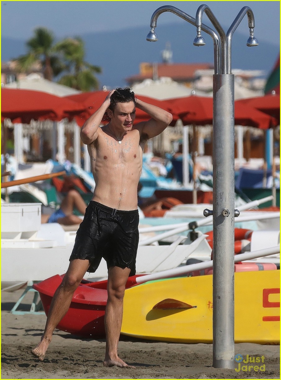 Louis Partridge Soaks Up the Sun During Time Off in Italy - See the ...