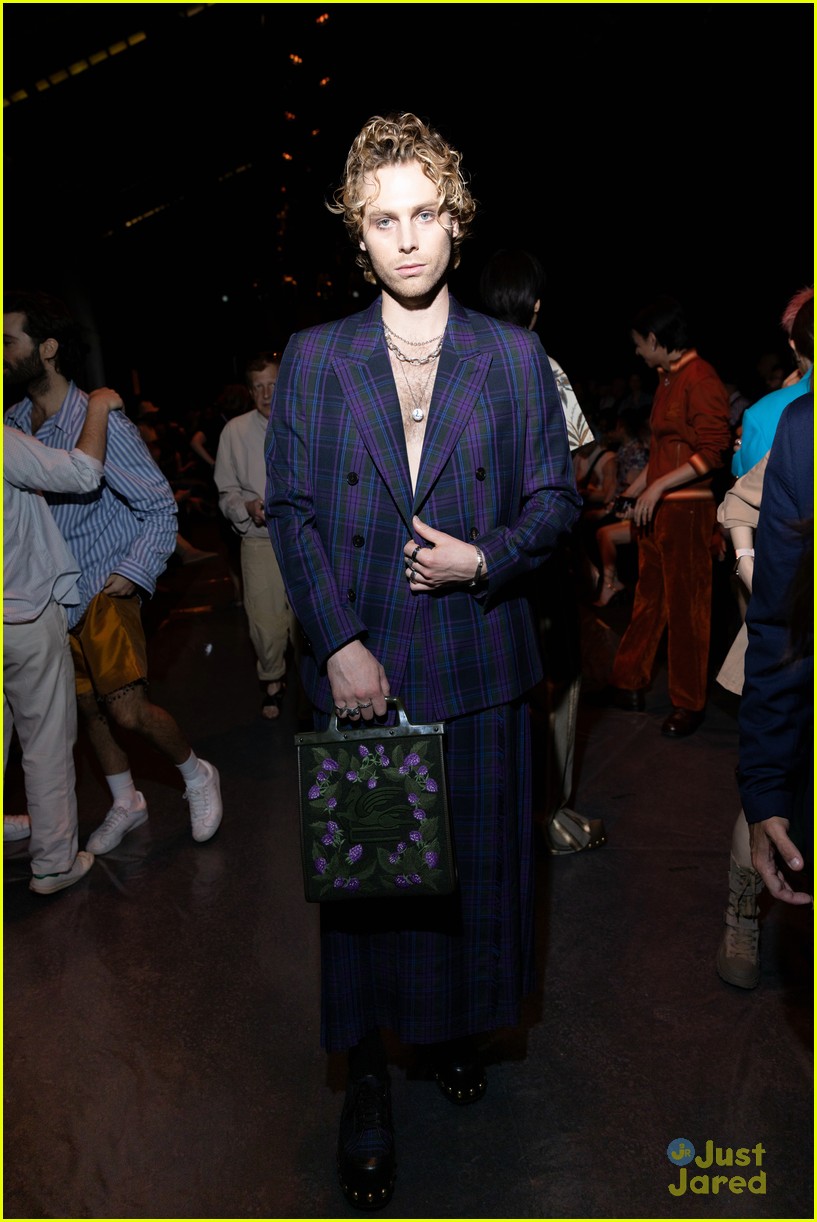 Luke Hemmings Attends 2 Shows During Weekend at Milan Fashion Week ...