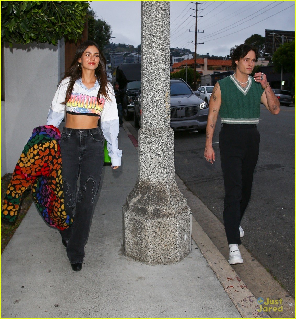Victoria Justice & Spencer Sutherland Reunite for Night Out in Los ...