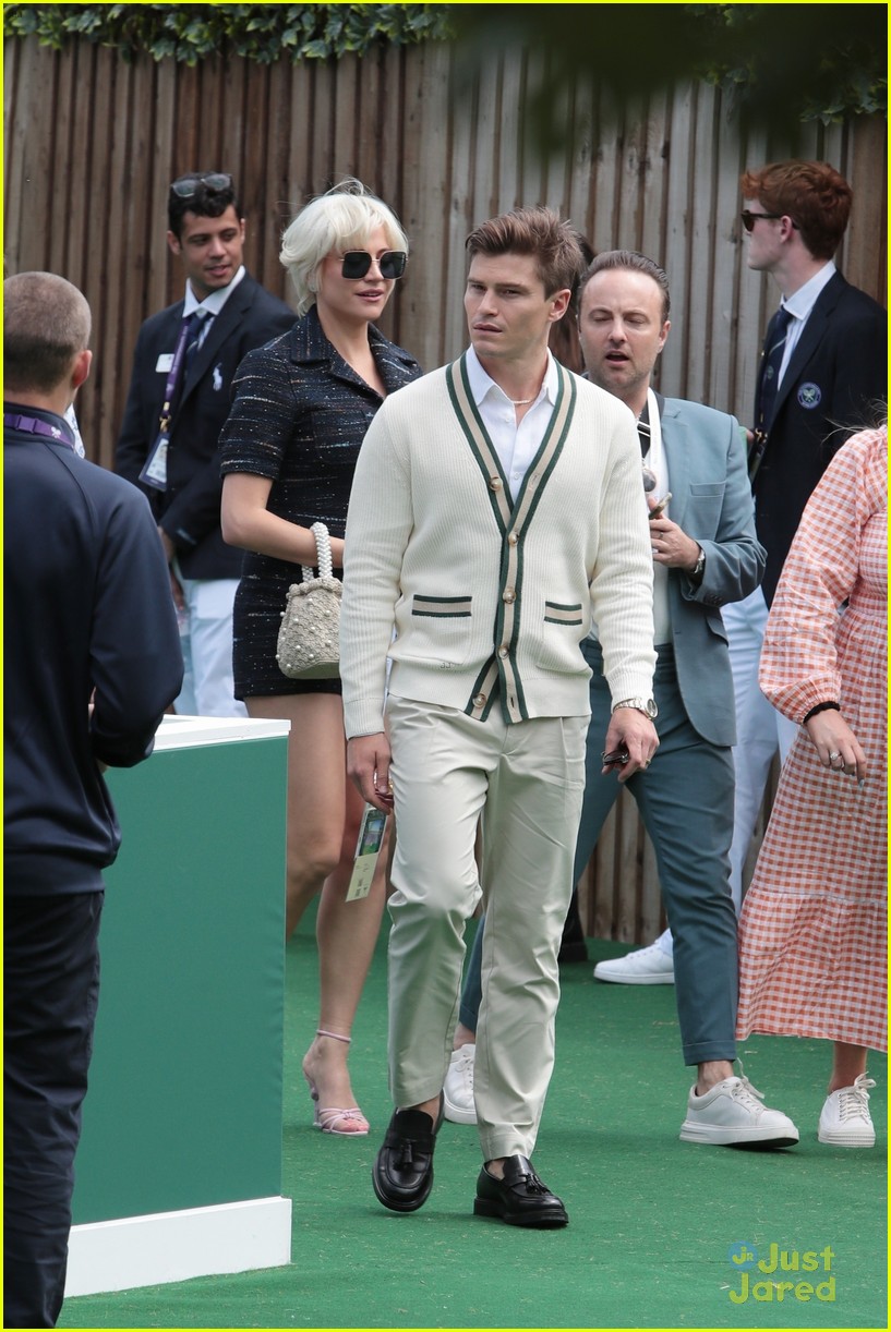 Pixie Lott & Oliver Cheshire Attend Wimbledon After Announcing First ...