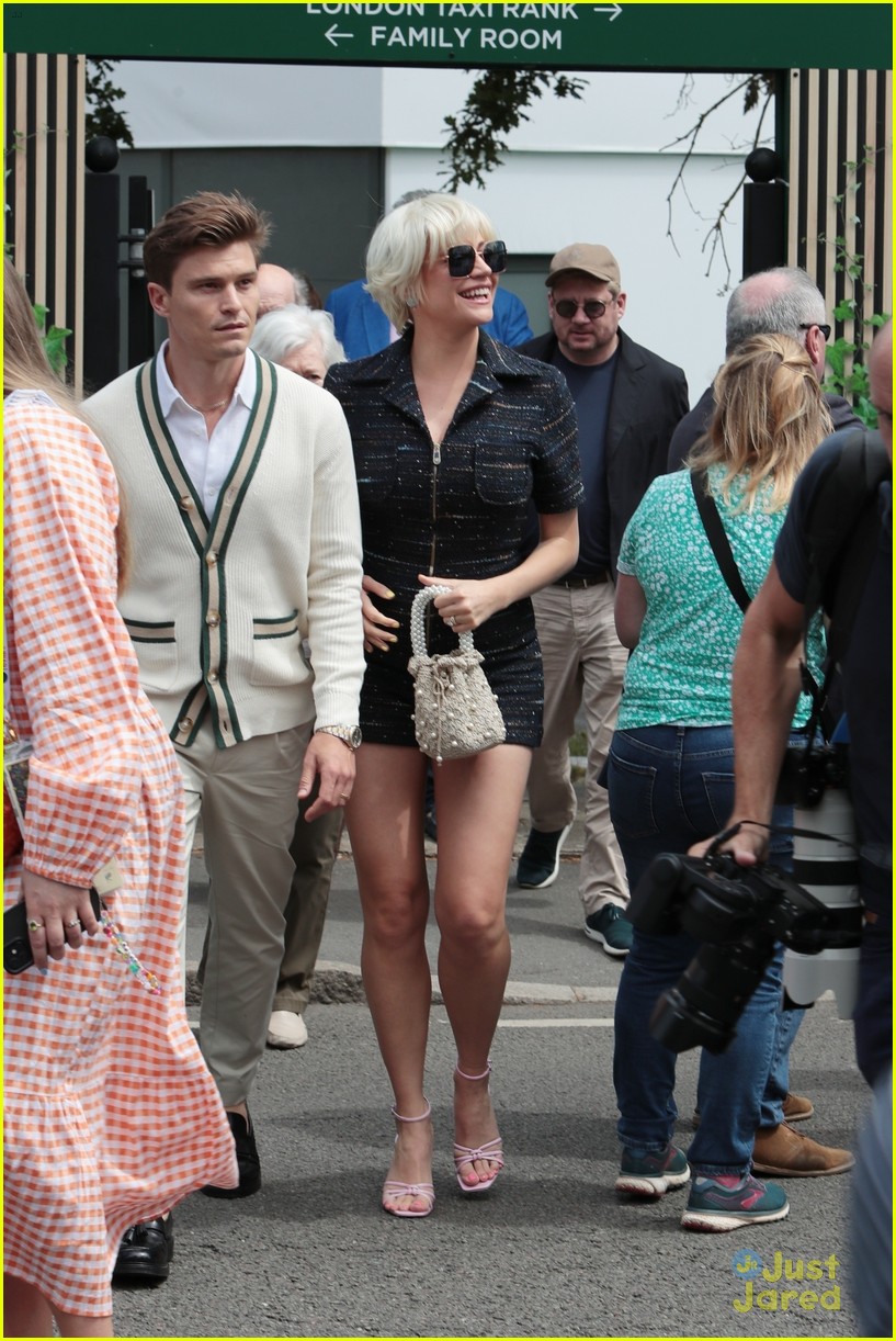 Pixie Lott & Oliver Cheshire Attend Wimbledon After Announcing First ...