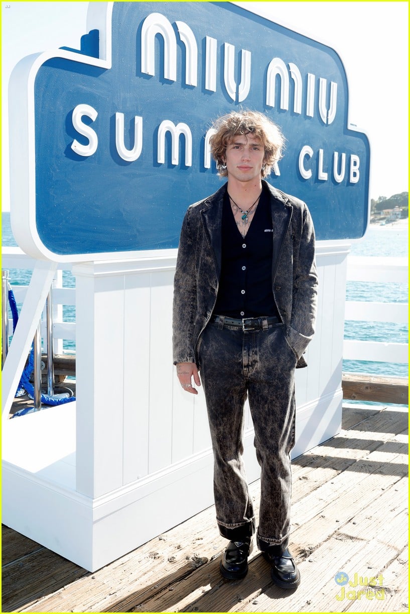 TikTok Stars Vinnie Hacker, Bella Poarch & Reece Feldman Attend Miu Miu ...