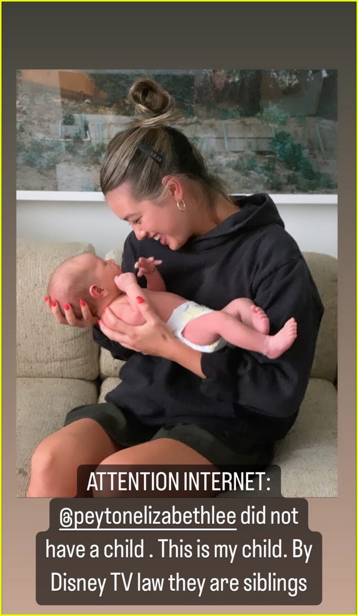 Peyton Elizabeth Lee Meets 'Andi Mack' Mom Lilan Bowden's Newborn Baby ...