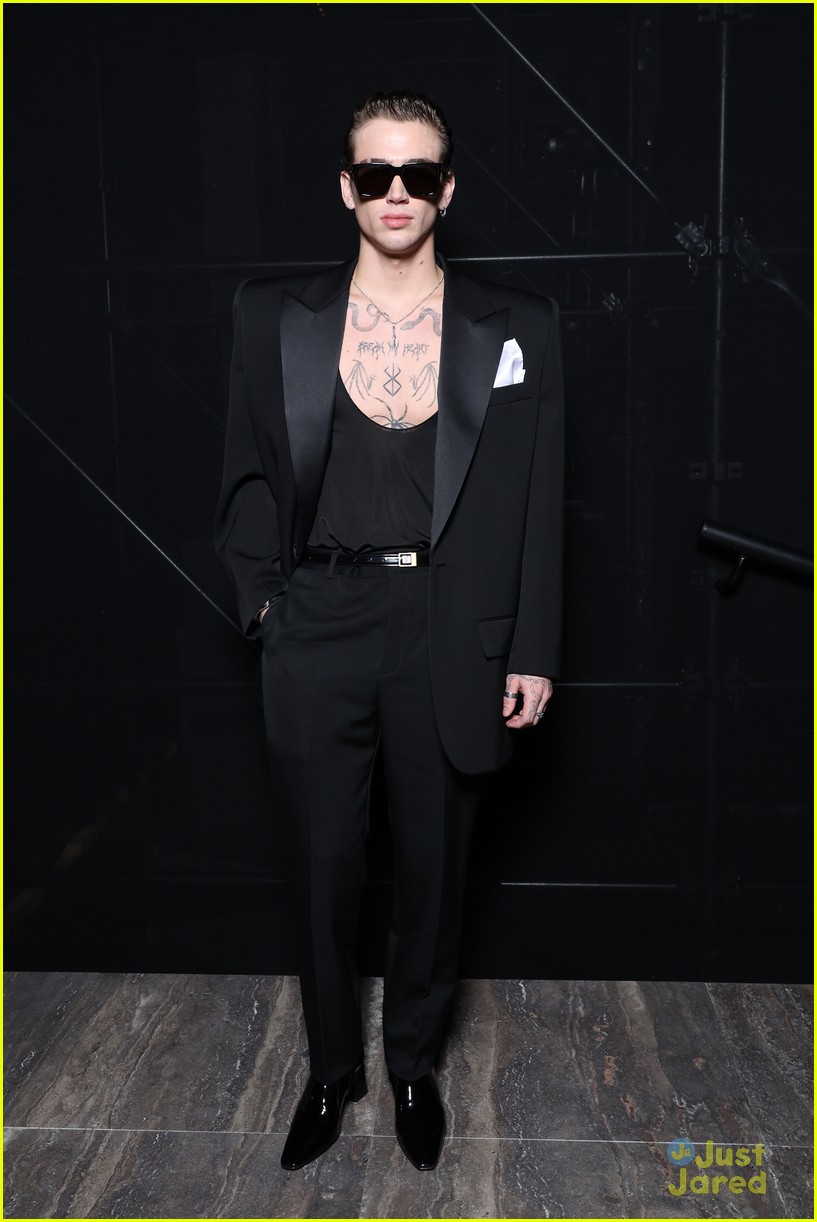 Full Sized Photo Of Dixie Damelio Vinnie Hacker Madeline Argy Attend Saint Laurent Show In Paris