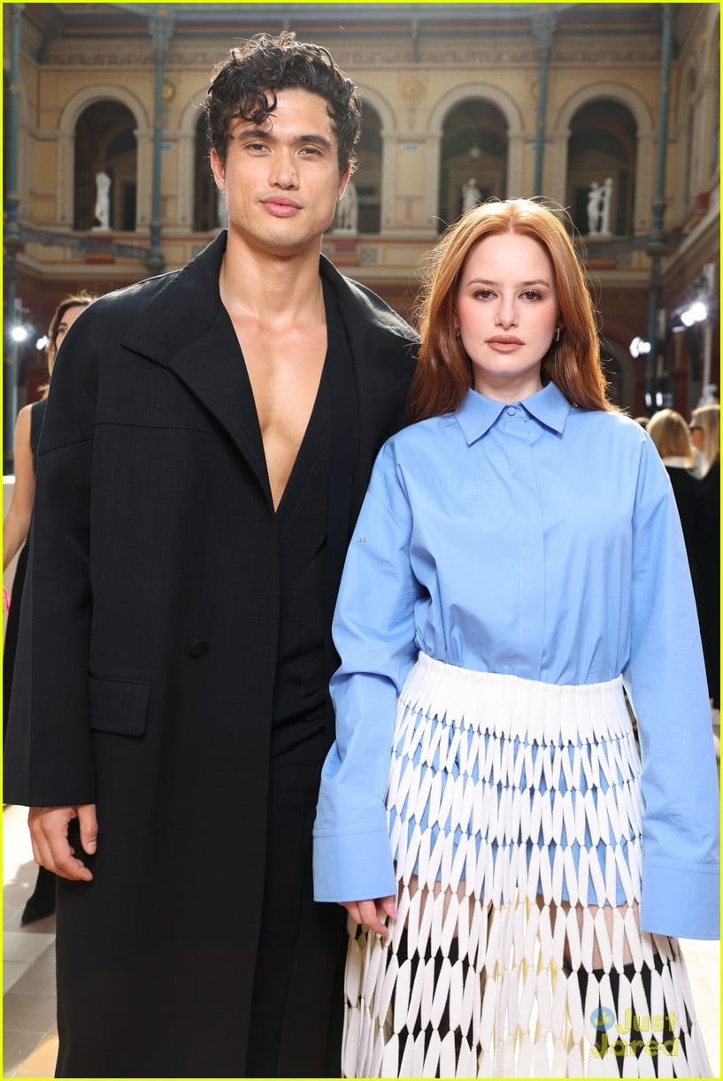 Full Sized Photo of charles melton madelaine petsch reunite at ...