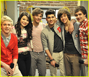 One Direction on ‘iCarly’ — First Pic! | iCarly, Miranda Cosgrove, One ...