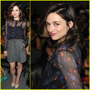 Crystal Reed: Emerson Spring Fashion Show | Crystal Reed | Just Jared Jr.