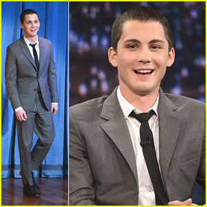Logan Lerman: ‘Late Night with Jimmy Fallon’ Appearance | Logan Lerman ...