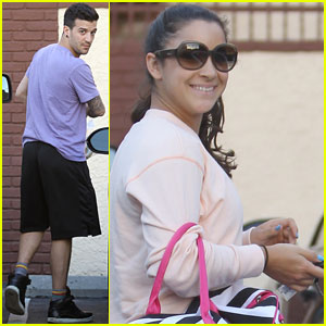 Aly Raisman & Mark Ballas: ‘DWTS’ Rehearsal Arrival | Alexandra Raisman ...