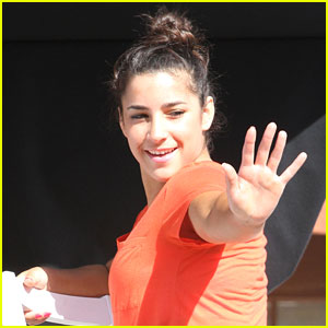 Aly Raisman: ‘DWTS’ Rooftop Interview | Alexandra Raisman | Just Jared Jr.