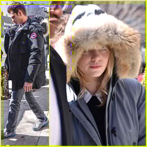 Emma Stone & Andrew Garfield: Big Apple Outing | Andrew Garfield, Emma ...