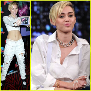 Miley Cyrus: ‘Bangerz’ Promo in NYC | Miley Cyrus | Just Jared Jr.