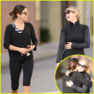 Nikki Reed & Julianne Hough Hug It Out After Workout | Julianne Hough ...