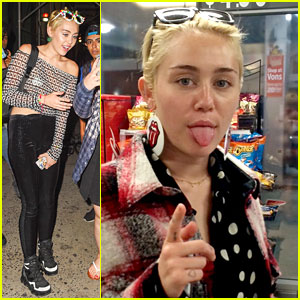 Miley Cyrus Shows Some Skin for New York Fashion Week! | 2014 New York ...