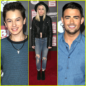 Hayden Byerly & Jonathan Bennett Check Out The Superheroes of ‘Big Hero ...