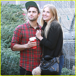 Veronica Dunne & Max Ehrich Make One Cute Christmas Couple! | Max ...