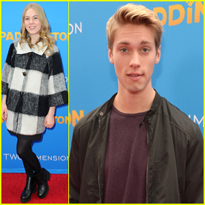 Austin North & Sister Lauren Brave Rain for ‘Paddington’ Premiere ...