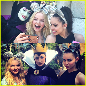 Dove Cameron & Sofia Carson Meet Their ‘Descendants’ Parents at Walt ...