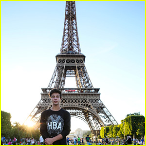 Cameron Dallas Visits the Eiffel Tower in Paris | Cameron Dallas | Just ...