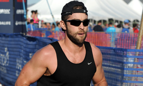 Chace Crawford Sweats it Out While Running Malibu Triathlon | Chace ...