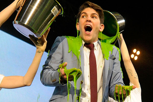Rahart Adams Gets The First Slime As Slimefest 2015 Host! | Rahart ...